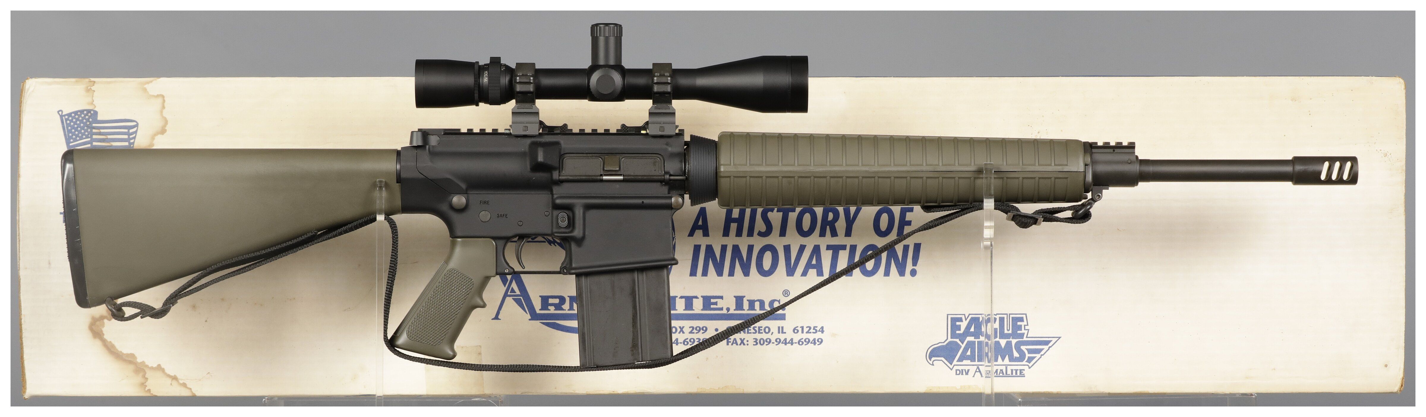 Armalite AR-10A4 Semi-Automatic Rifle with Scope and Box | Rock Island ...