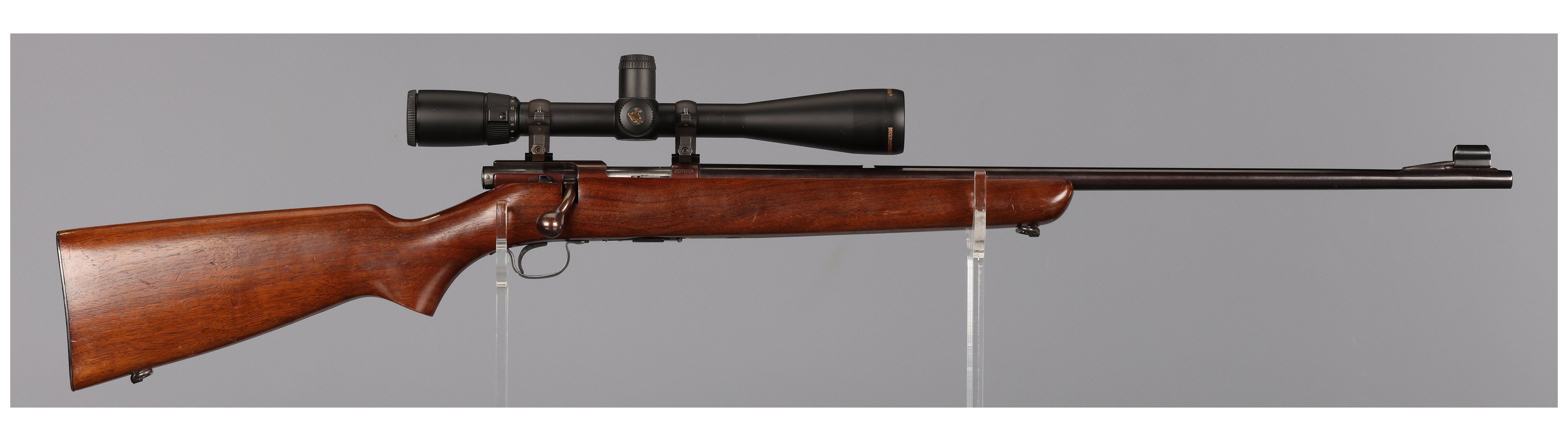 Winchester Model 43 Bolt Action Rifle in .218 Bee with Scope | Rock ...