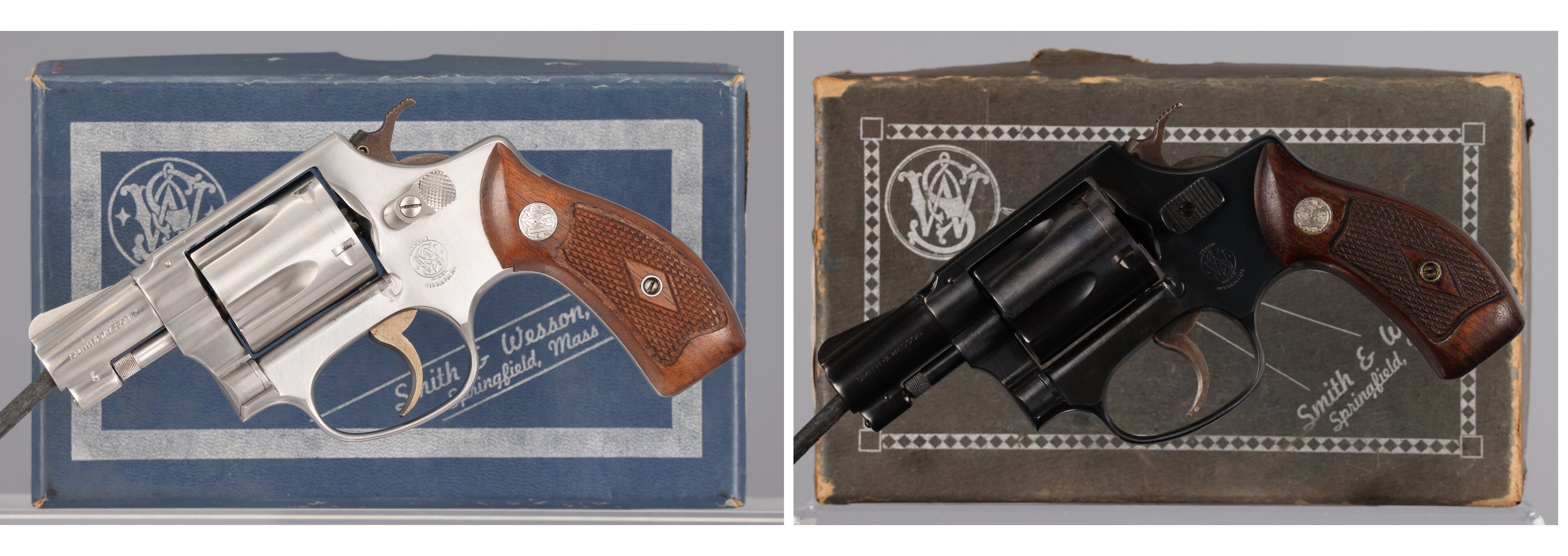 Two Smith & Wesson Chiefs Special Revolvers with Boxes | Rock Island ...