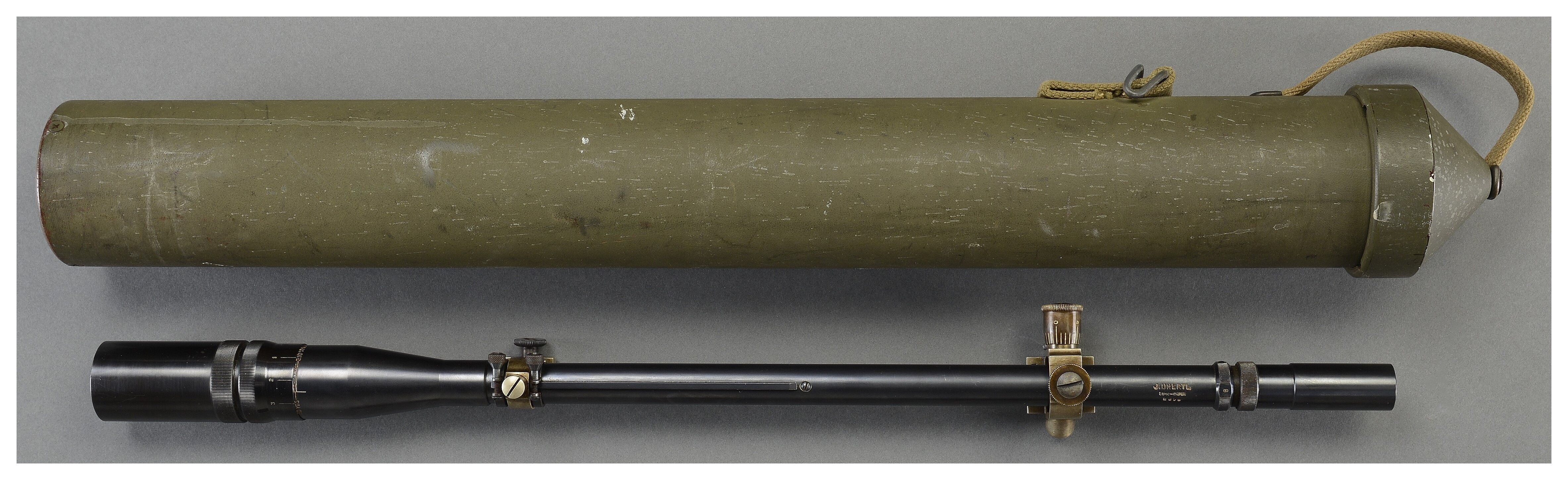 World War II Unertl USMC Sniper 8x Scope with Case | Rock Island Auction