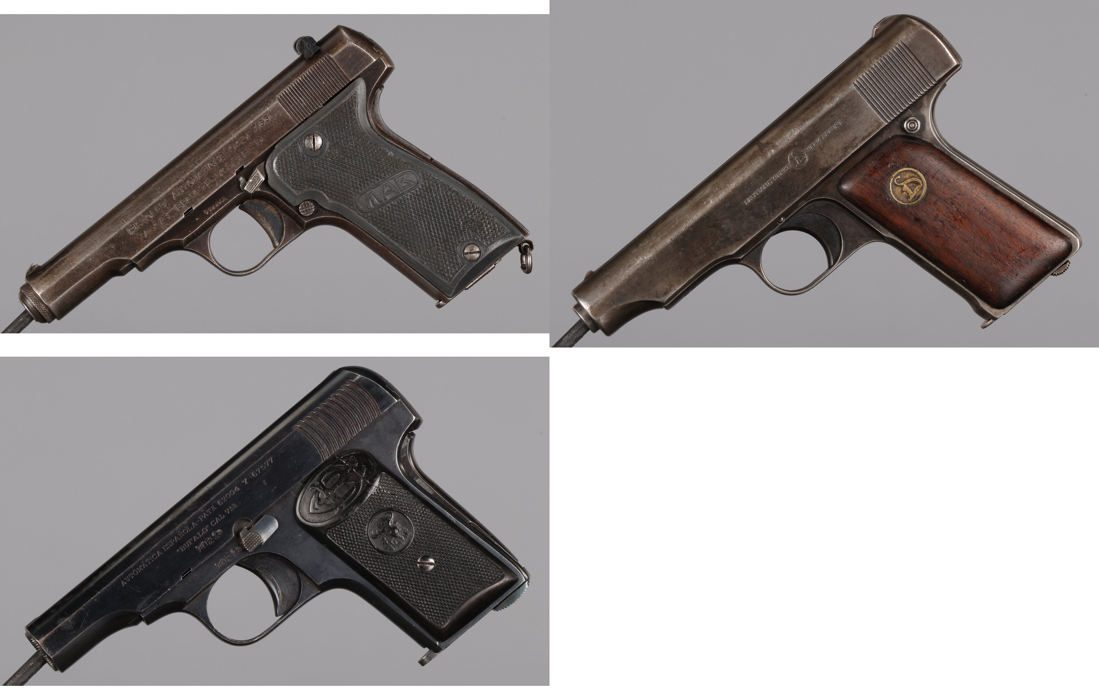 Three European Semi-Automatic Pistols | Rock Island Auction