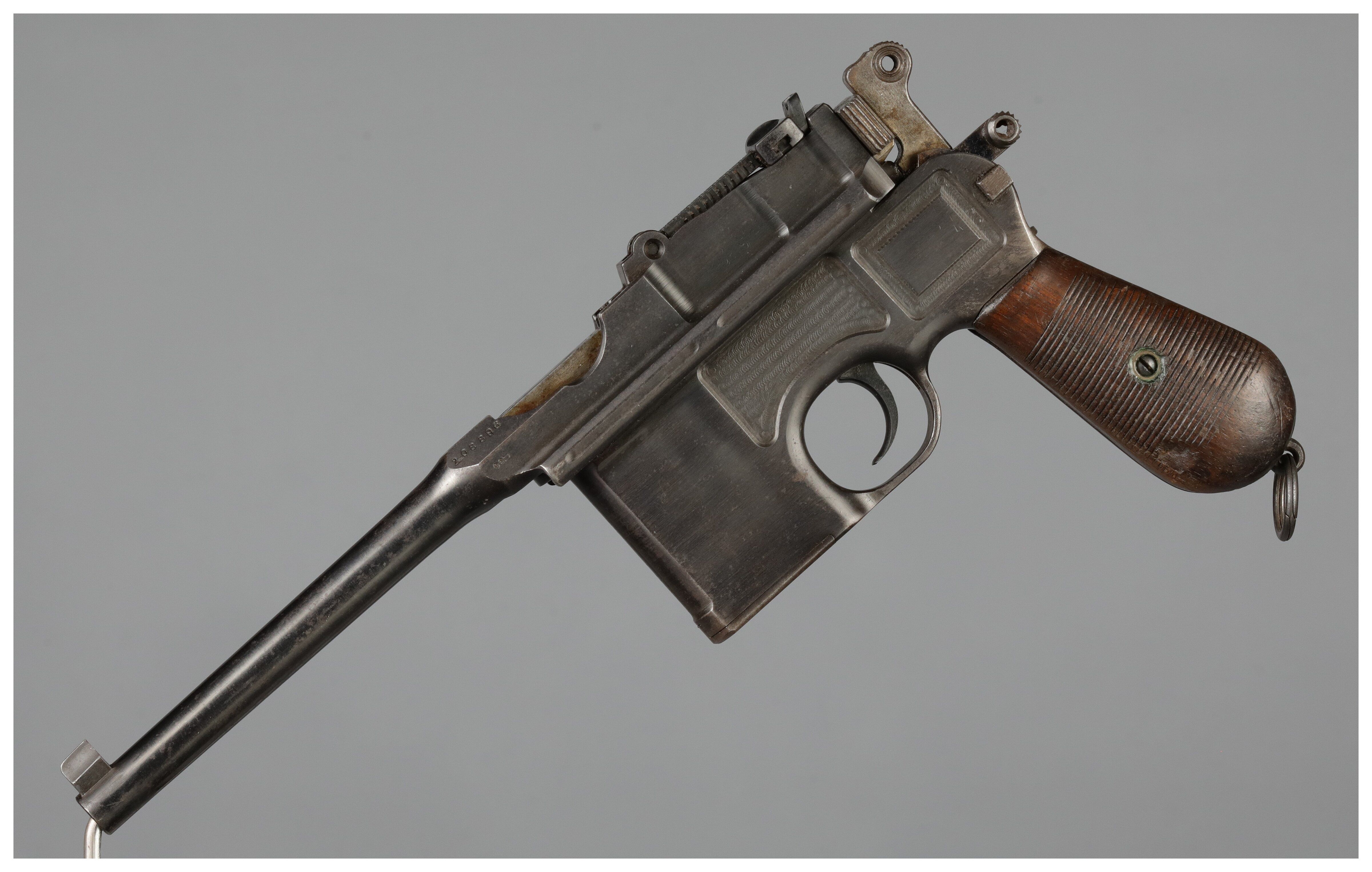 German Mauser C96 Broomhandle Semi-Automatic Pistol | Rock Island Auction
