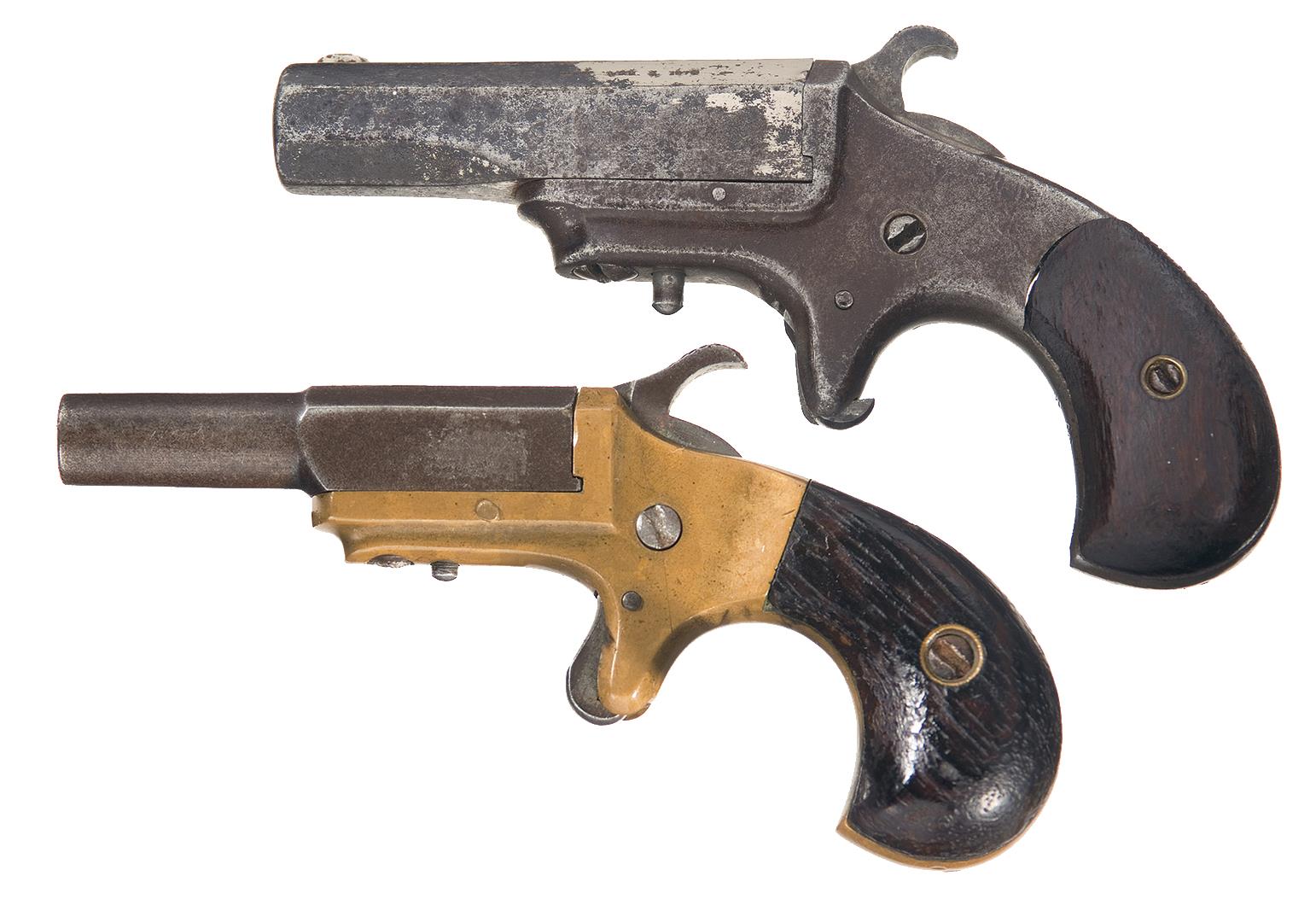 Two Antique Derringers -A) Hopkins & Allen XL Derringer | Rock Island ...