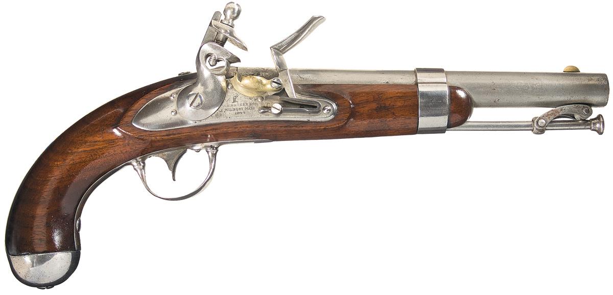 U.S. Waters Model 1836 Flintlock Pistol | Rock Island Auction