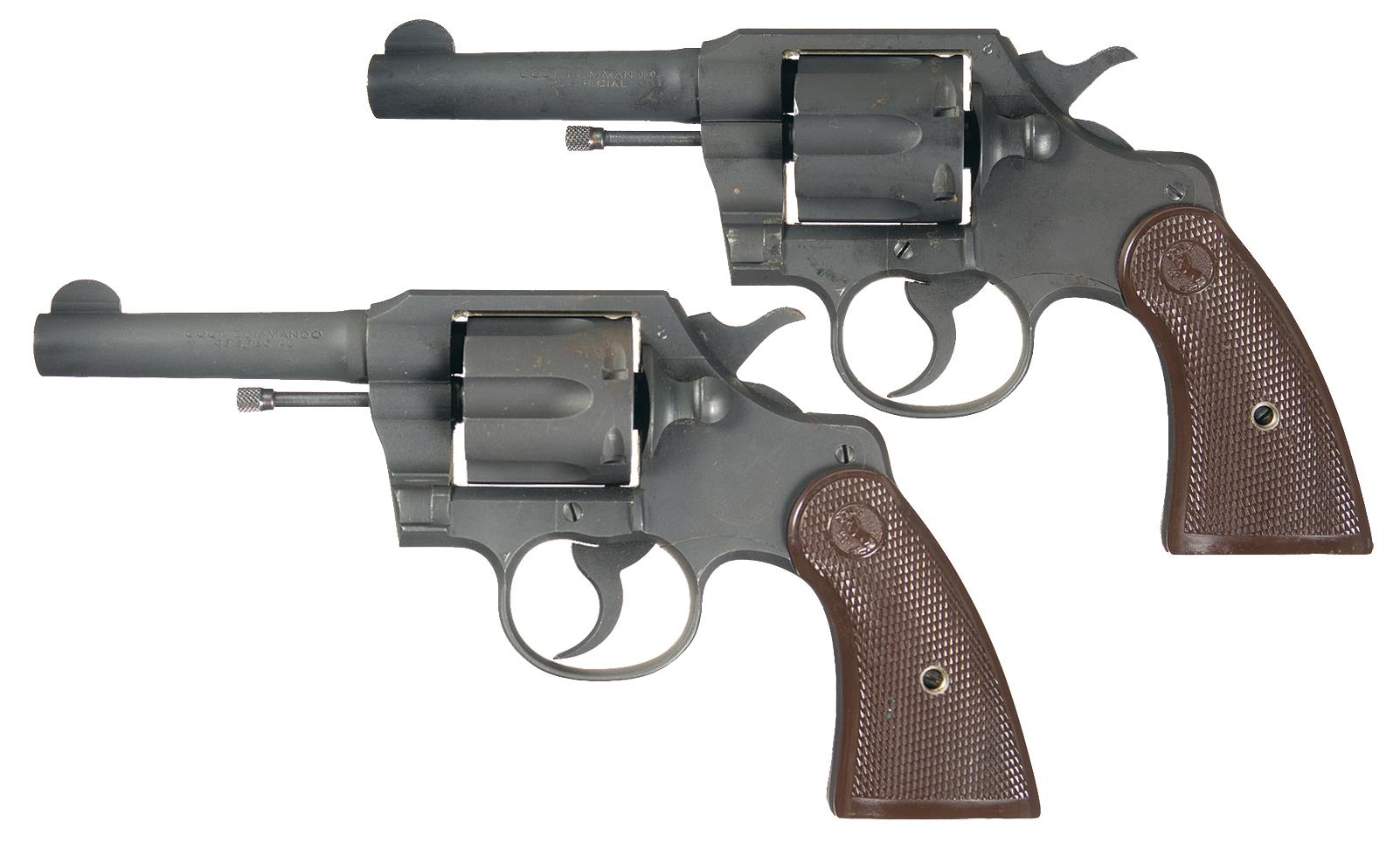 Two U.S. Colt Commando DA Revolvers | Rock Island Auction