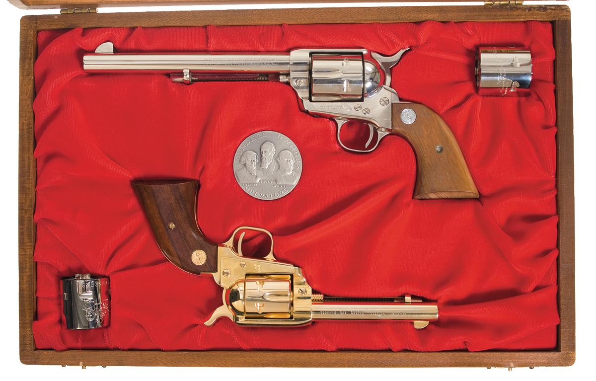 Cased Set of Colt Pony Express Commemorative Single Action Revol | Rock ...