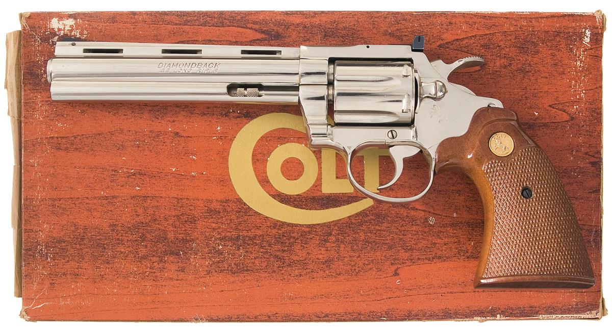 Colt Diamondback Double Action Revolver with Box | Rock Island Auction