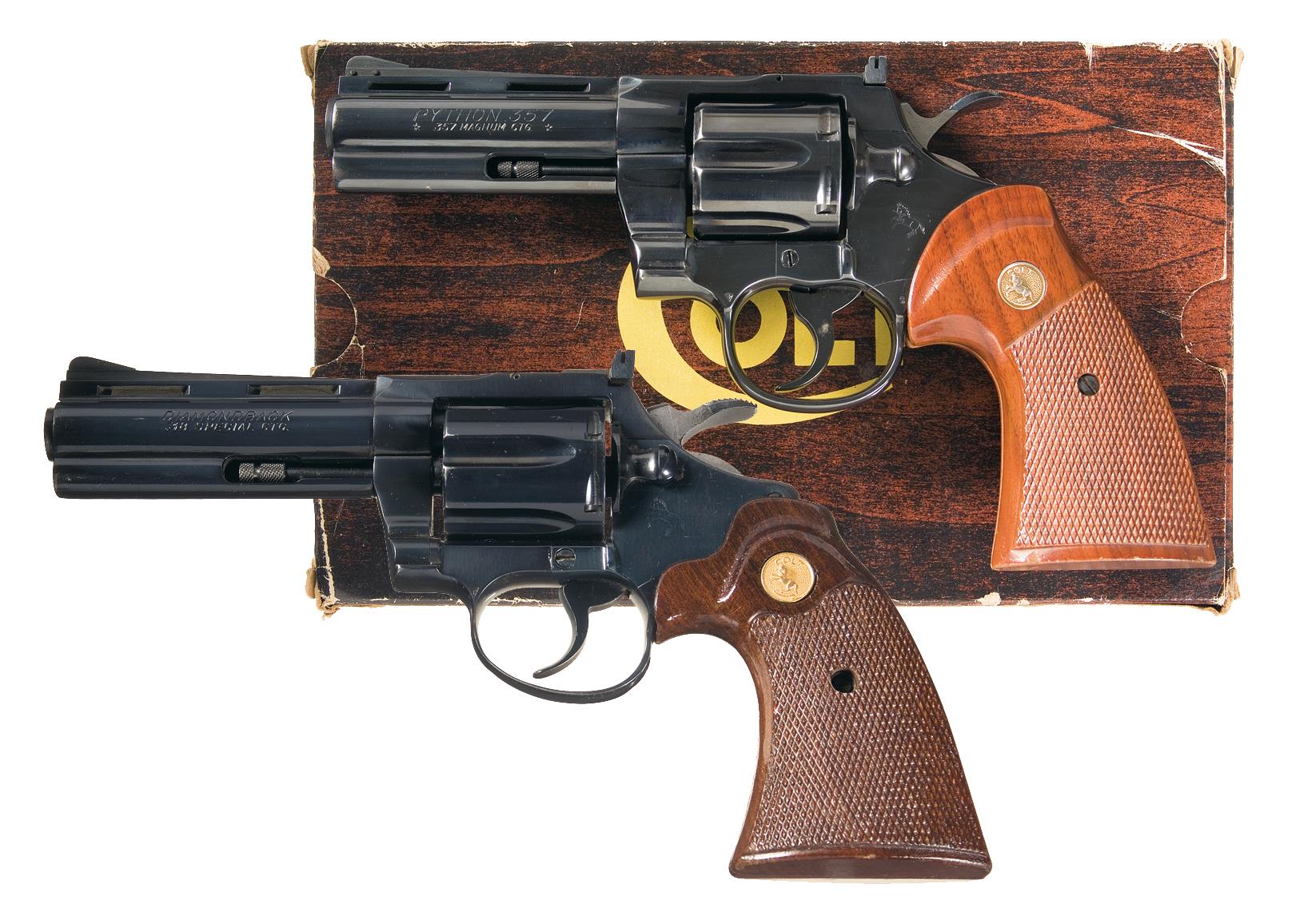 Two Colt DA Revolvers | Rock Island Auction