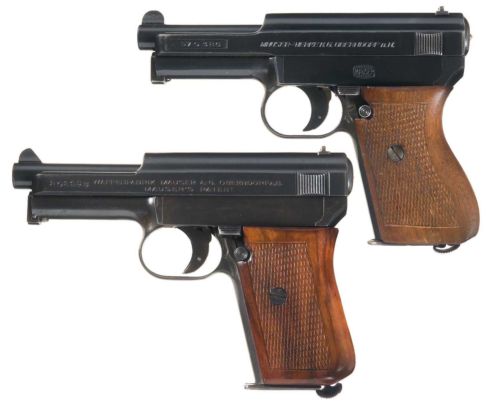 Two Mauser Semi-Automatic Pistols | Rock Island Auction