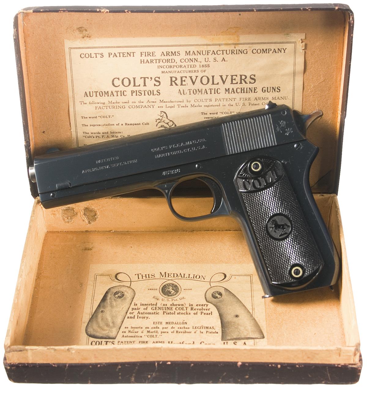 Colt 1903 Pocket Hammer Pistol 38 Colt auto | Rock Island Auction