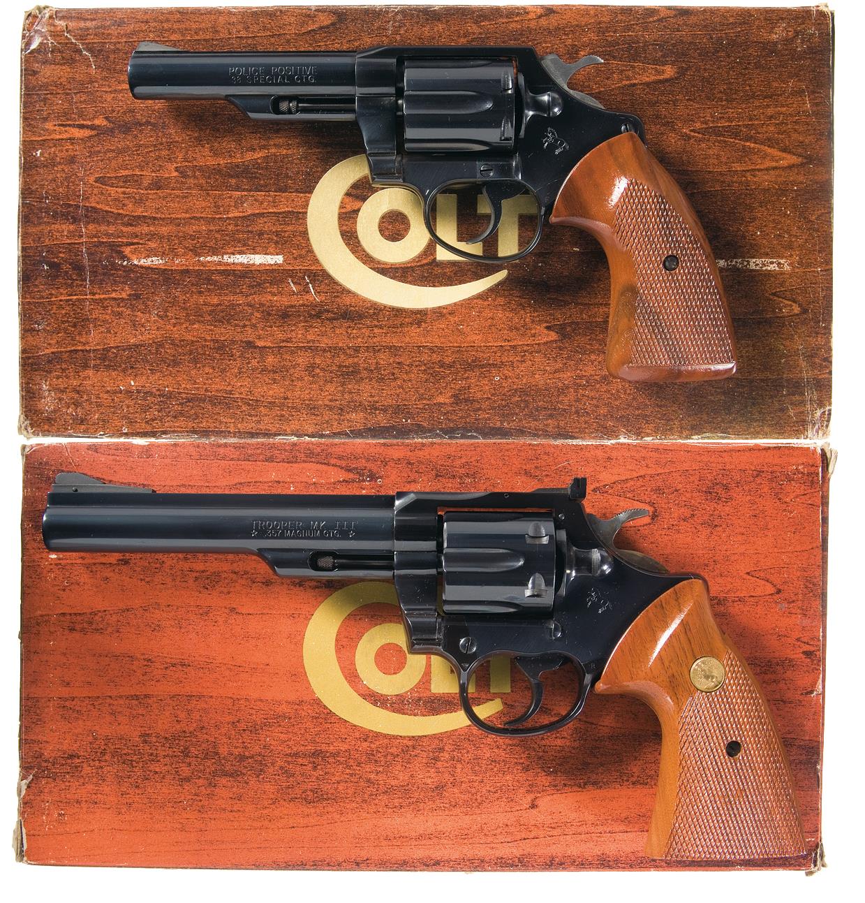Two Colt DA Revolvers | Rock Island Auction