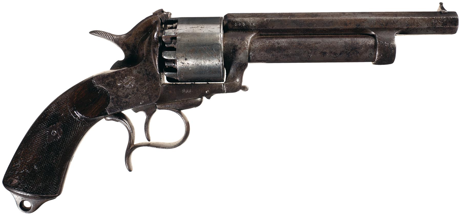 Paris Marked First Model Le Mat Grapeshot Percussion Revolver | Rock ...