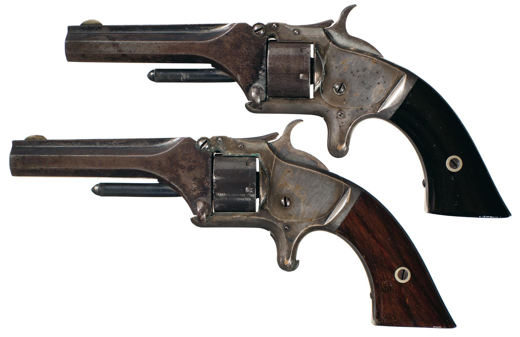 Two Smith & Wesson Model Number 1 2nd Issue Revolvers | Rock Island Auction