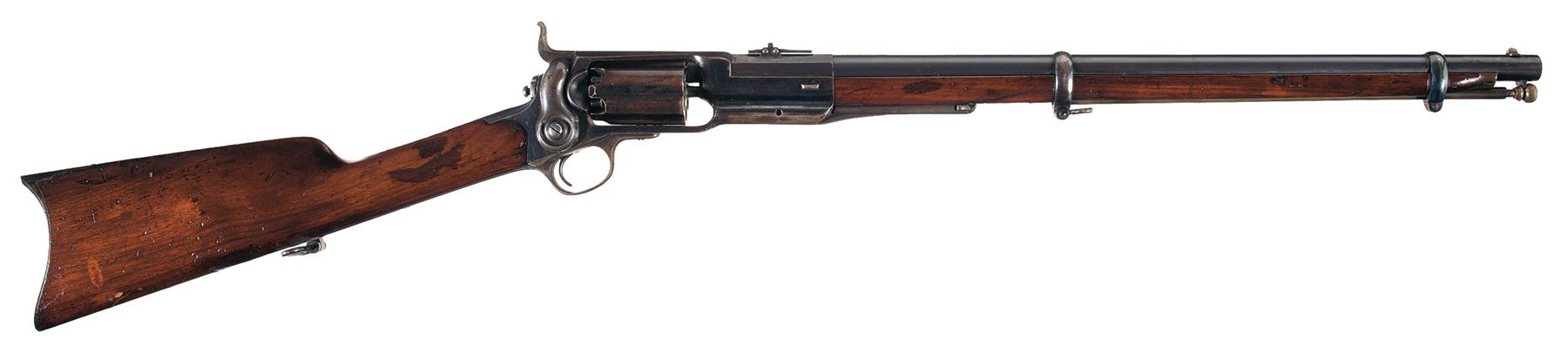 Fine Colt Model 1855 Revolving Full Stock Sporting Rifle | Rock Island ...