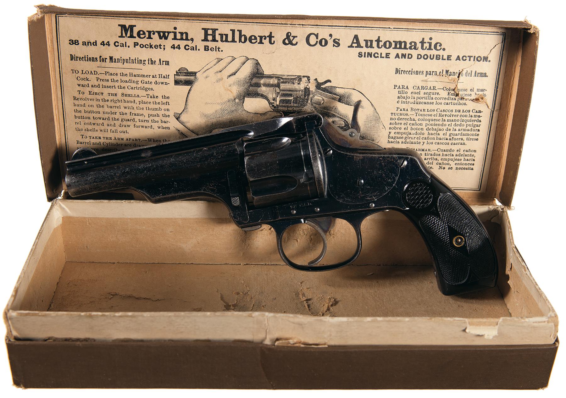Merwin Hulbert & Co DA Revolver 38 CF | Rock Island Auction
