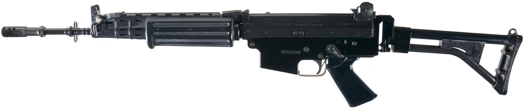 Scarce FN Model FNC Semi-Automatic Carbine with Folding Stock | Rock ...
