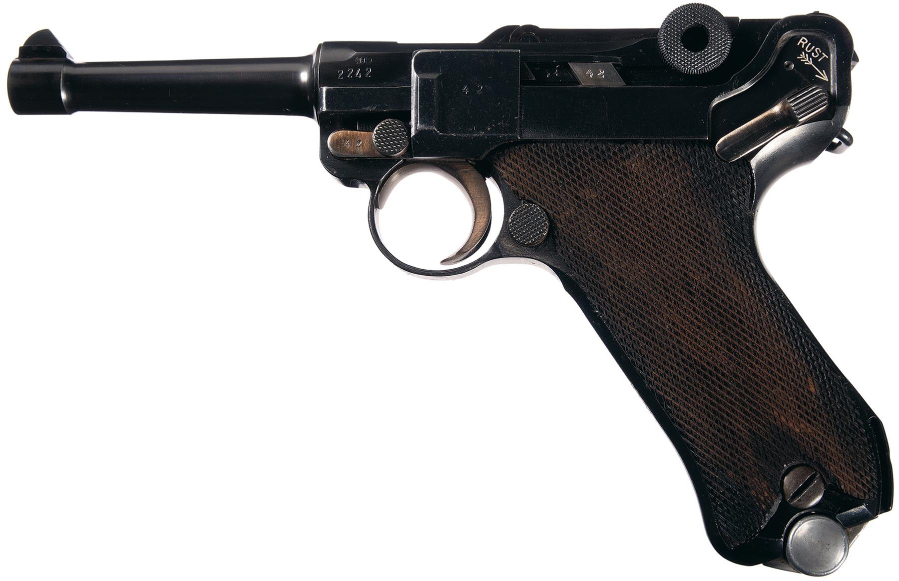 Scarce 1934 Mauser Dutch Contract Luger Semi-Automatic Pistol | Rock ...