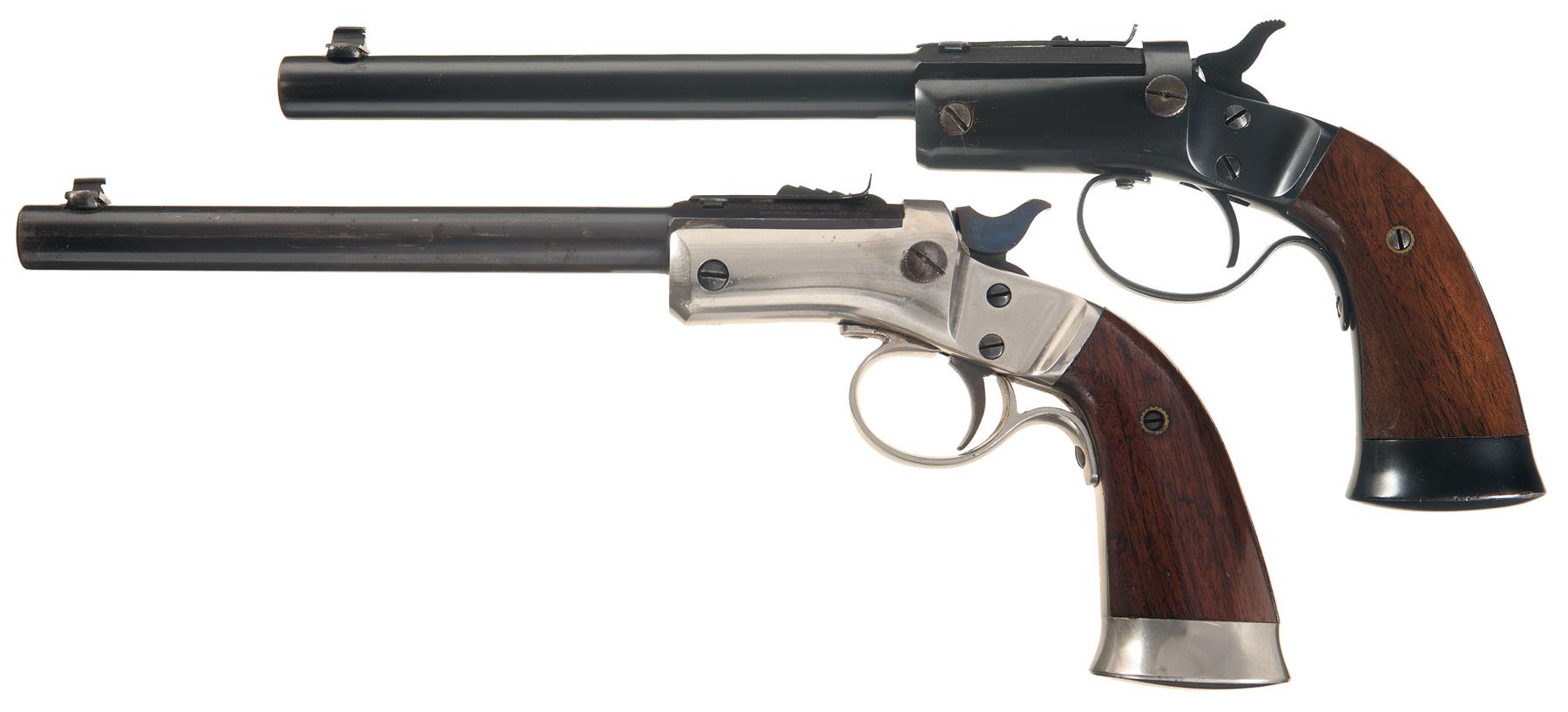 Two Stevens Number 35 Pistols | Rock Island Auction