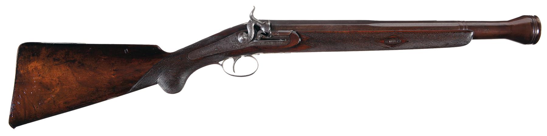 Unique Percussion Ignition System Engraved British Coach Gun | Rock ...