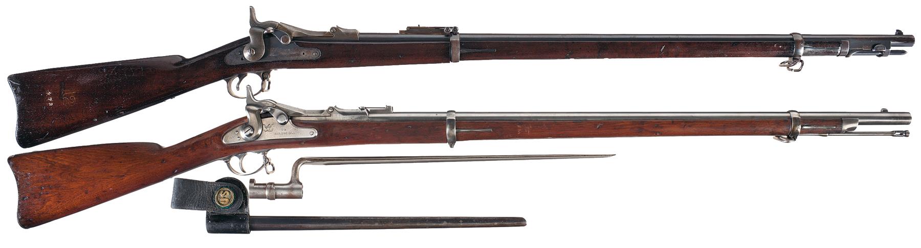 Two U.S. Springfield Trapdoor Rifles | Rock Island Auction