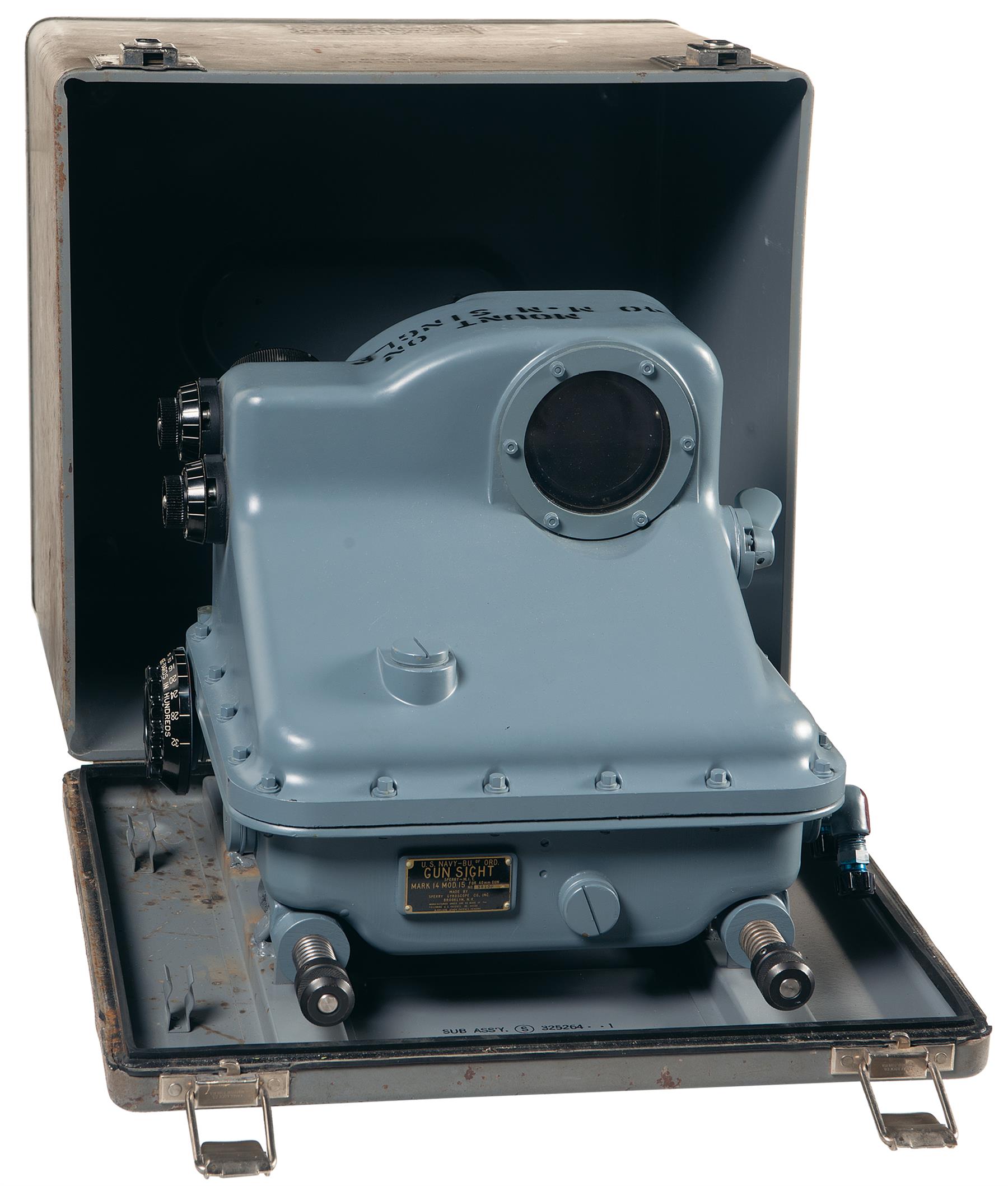 WWII Era Sperry Gyroscope Mark 14 Mod 15 Gyroscopic Gunsight wit | Rock ...