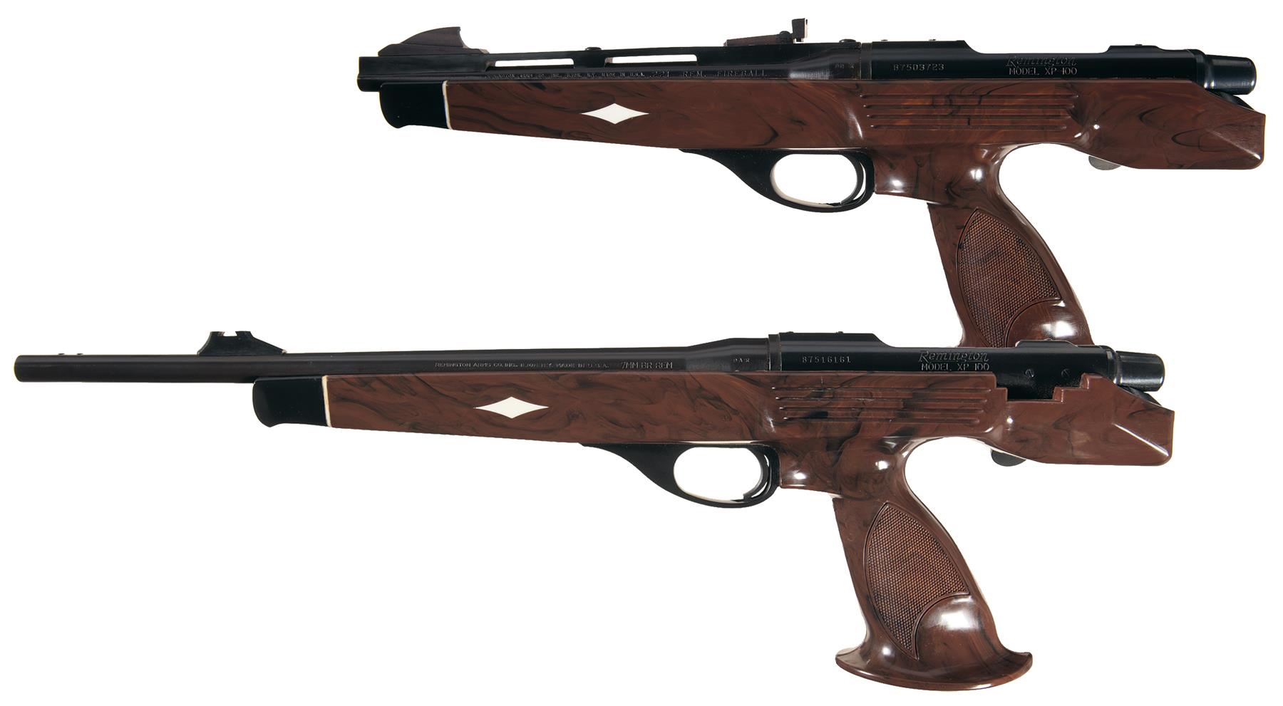 Two Remington XP-100 Single Shot Pistols | Rock Island Auction
