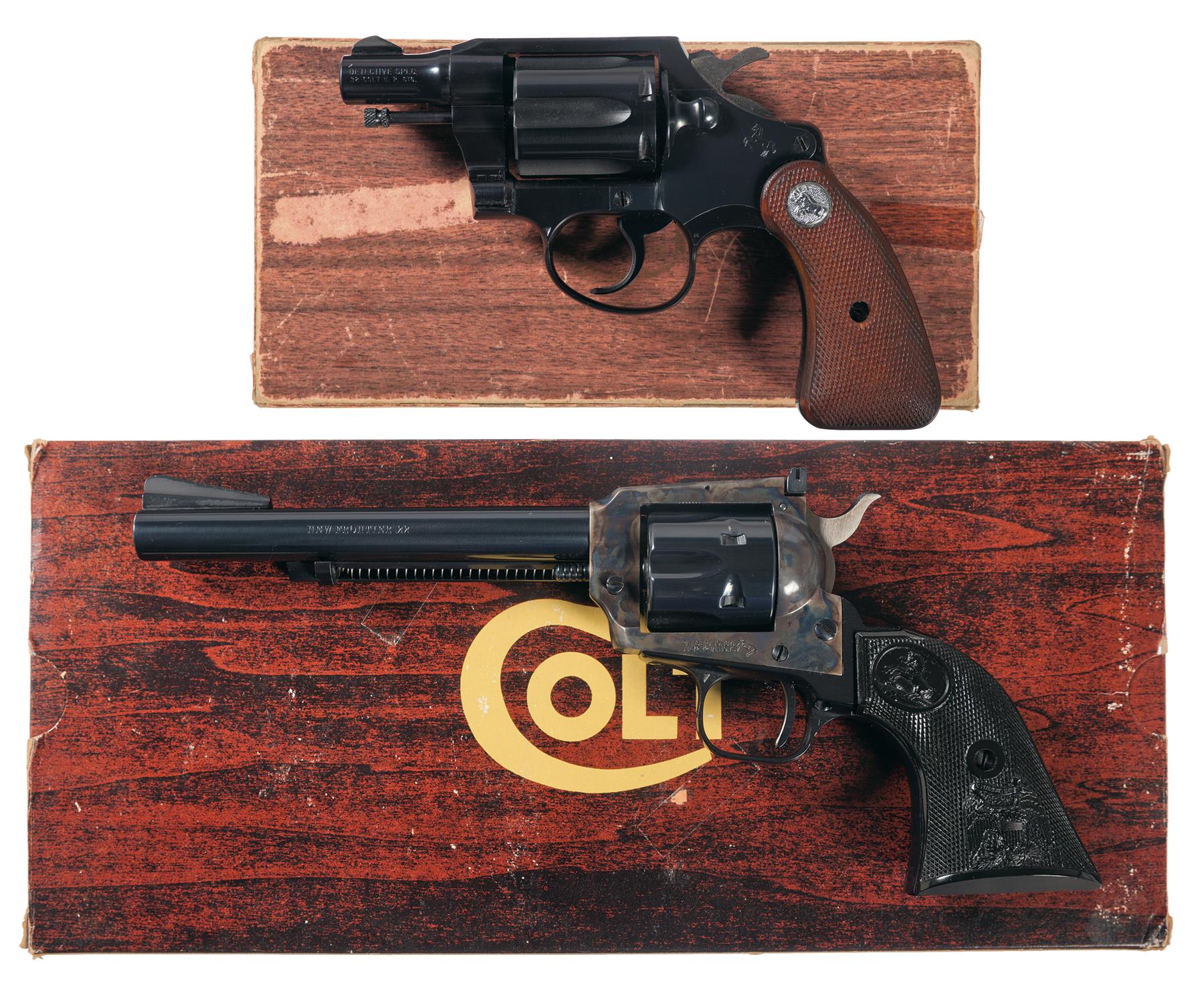 Two Boxed Colt Revolvers | Rock Island Auction