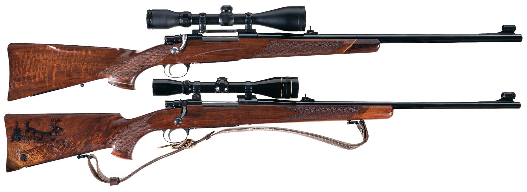 Two Custom Bolt Action Rifles | Rock Island Auction