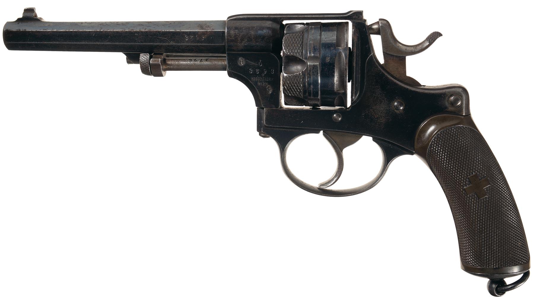 Scarce Swiss Model 1878 Double Action Revolver with Holster | Rock ...