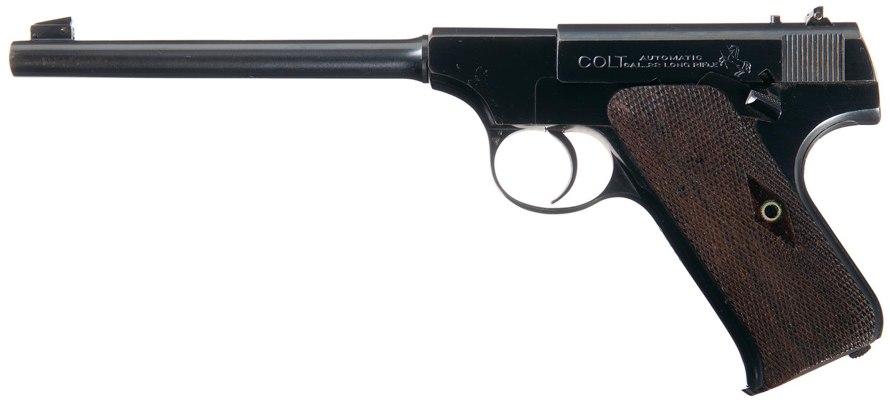 Excellent Colt Pre-Woodsman Semi-Automatic Target Pistol | Rock Island ...