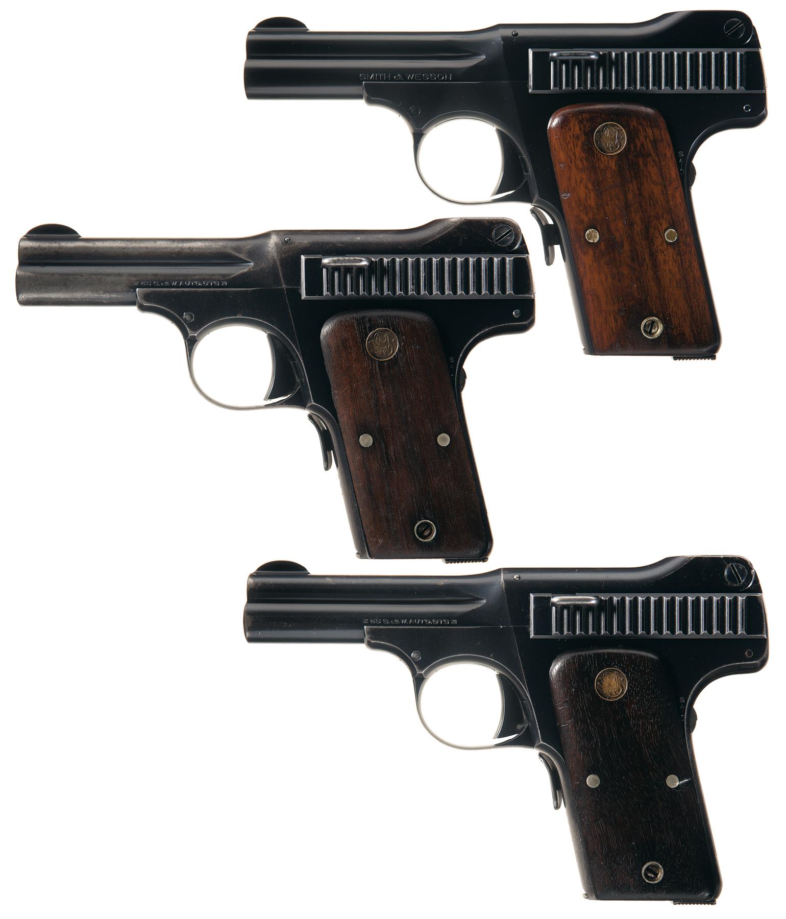 Three Smith & Wesson 35 Caliber Pistols | Rock Island Auction