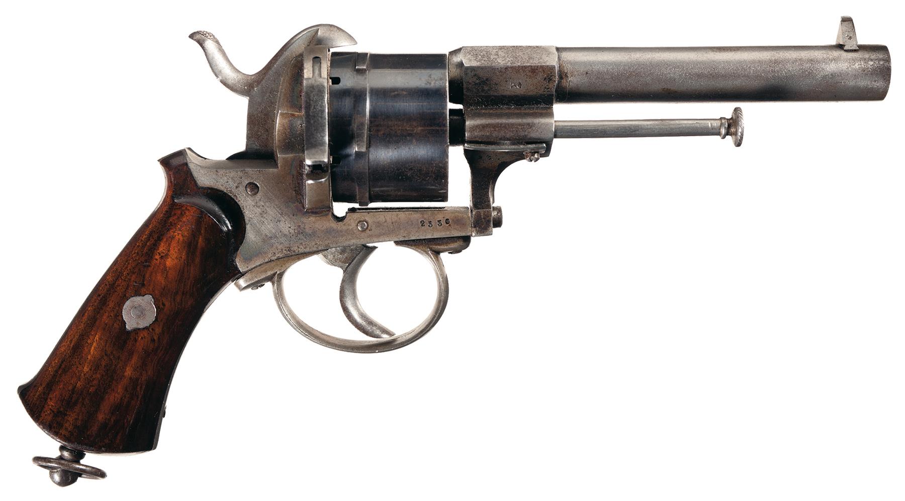 European Double Action Pinfire Revolver | Rock Island Auction