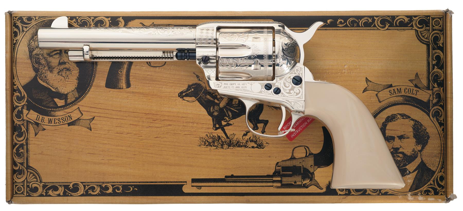 Cimarron F A Mfg Co Single Action Army Revolver 45 Colt | Rock Island ...