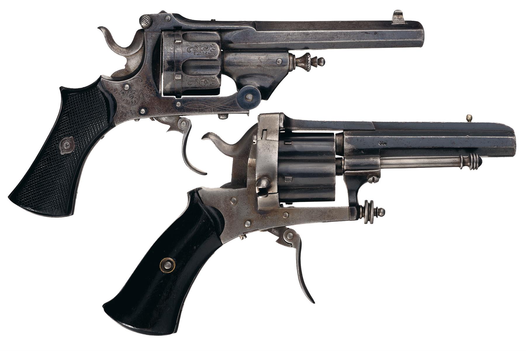 Two Antique European Revolvers | Rock Island Auction