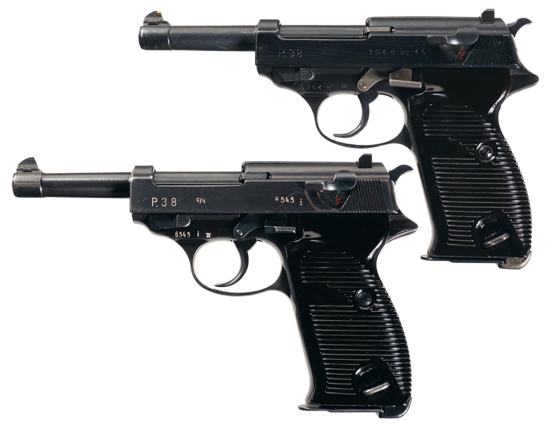 Two WWII Nazi P-38 Semi-Automatic Pistols | Rock Island Auction