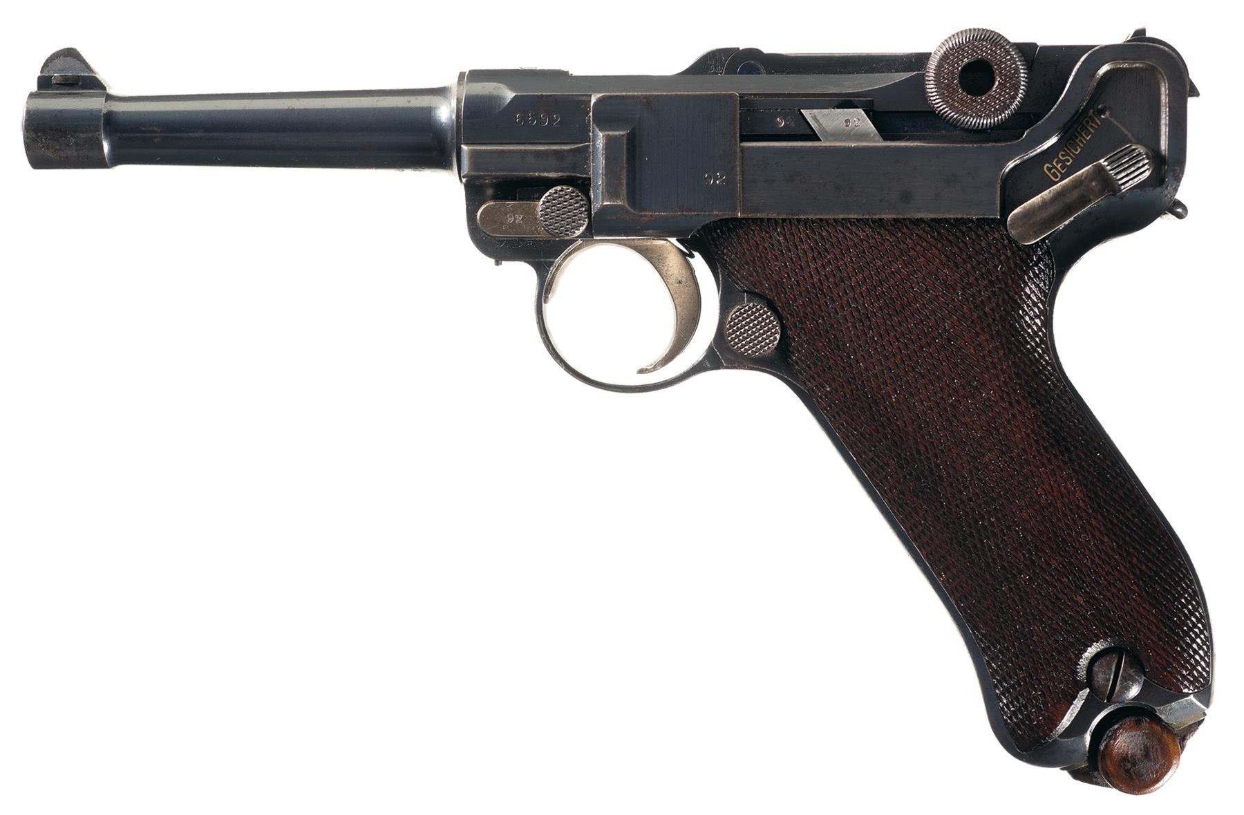 DWM Model 1908 Military Luger Pistol Date 1913 | Rock Island Auction