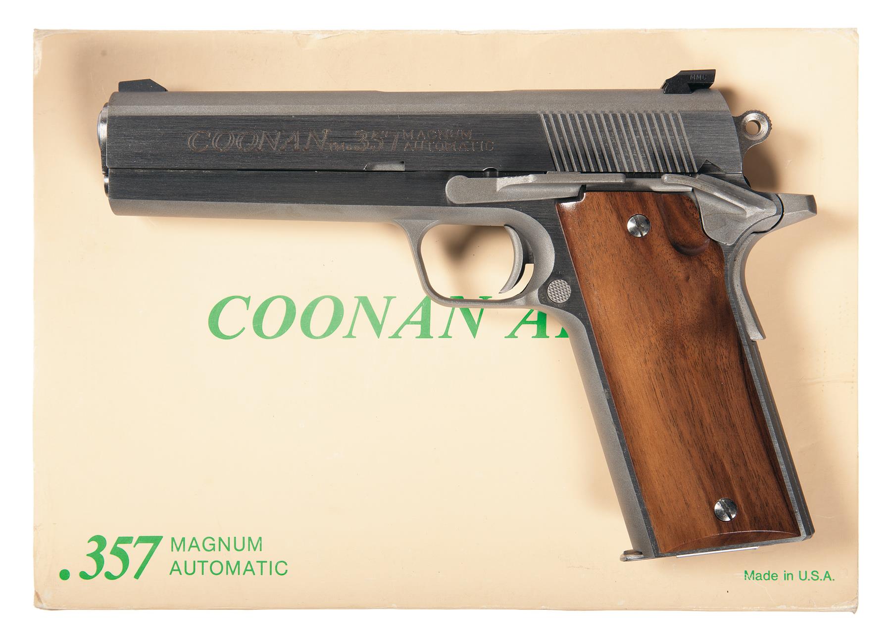 Coonan Arms Company Model B Semi-Automatic Pistol with Box | Rock ...