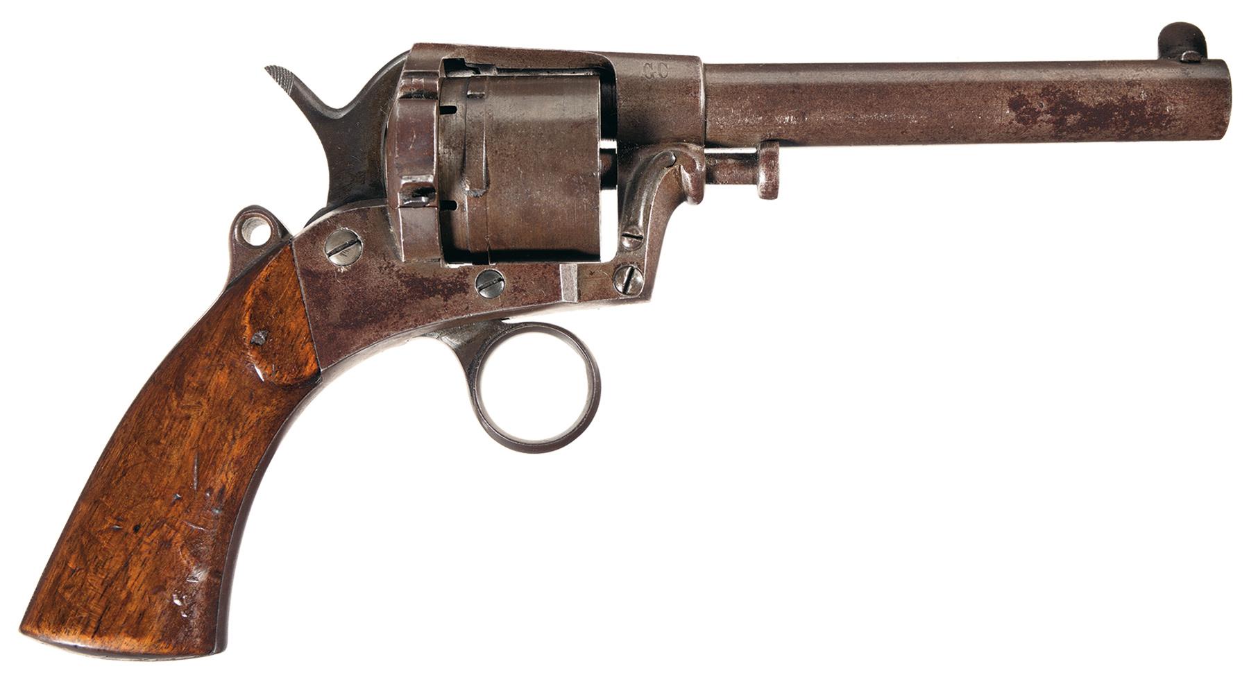 Rare Danish Ring Trigger Double Action Pinfire Revolver | Rock Island ...