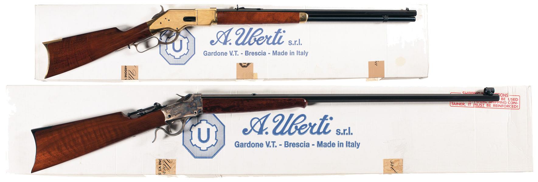 Two Uberti Lever Action Rifles | Rock Island Auction