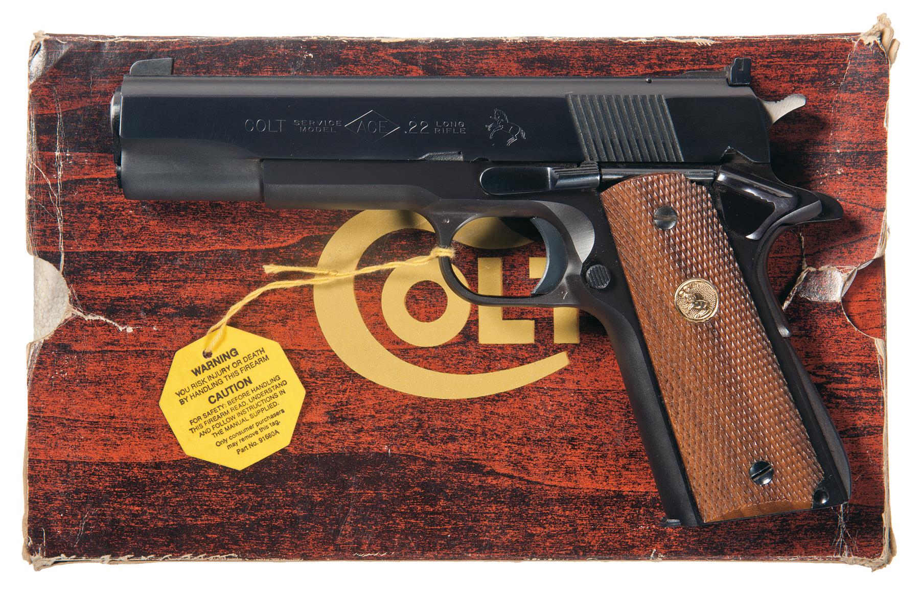 Colt Service Model Ace Semi-Automatic Target Pistol with Box | Rock ...