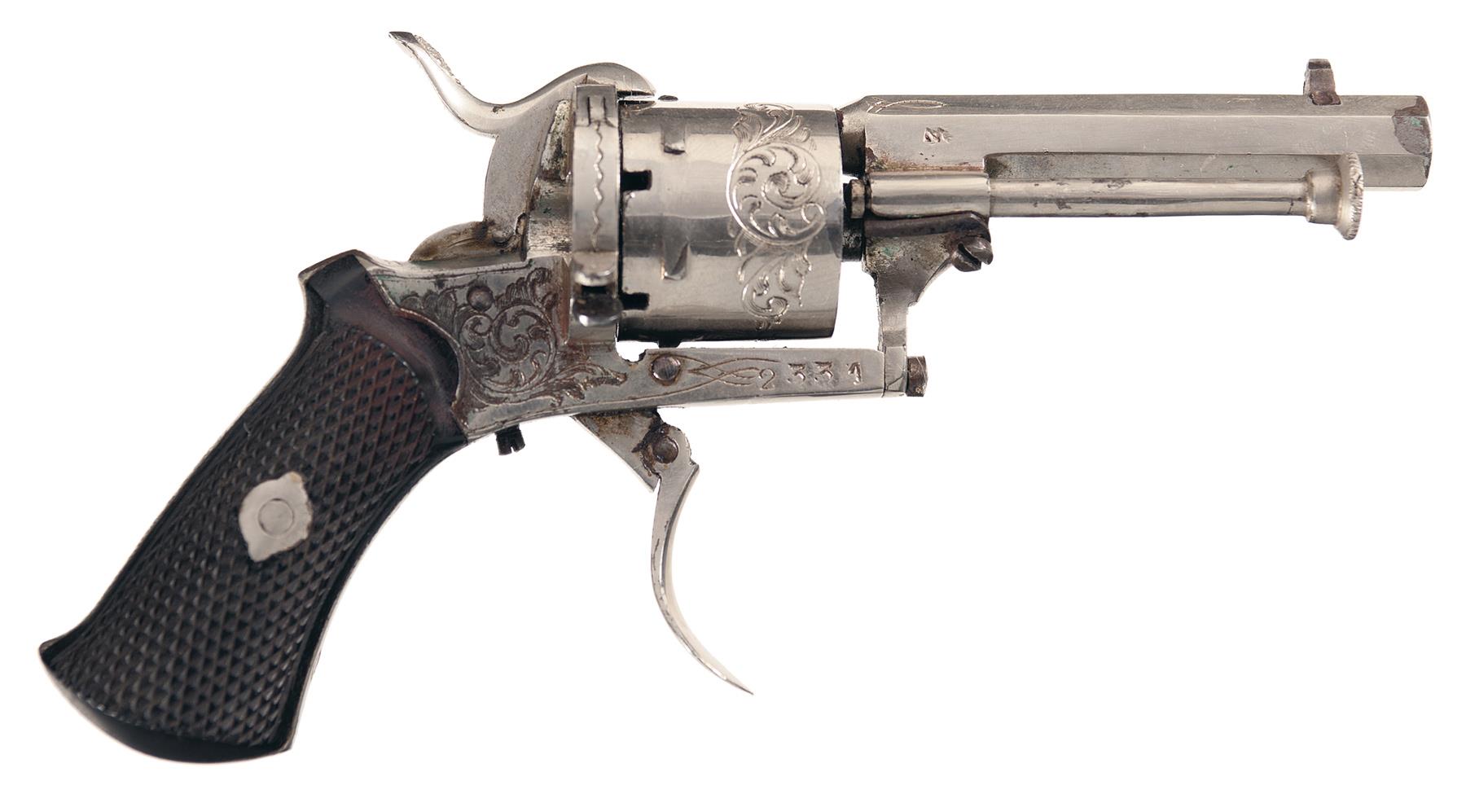 Unknown Pinfire Revolver 5.5 mm pinfire | Rock Island Auction