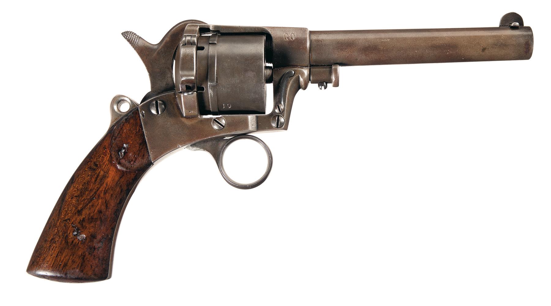 Rare Danish Ring Trigger Double Action Pinfire Revolver | Rock Island ...