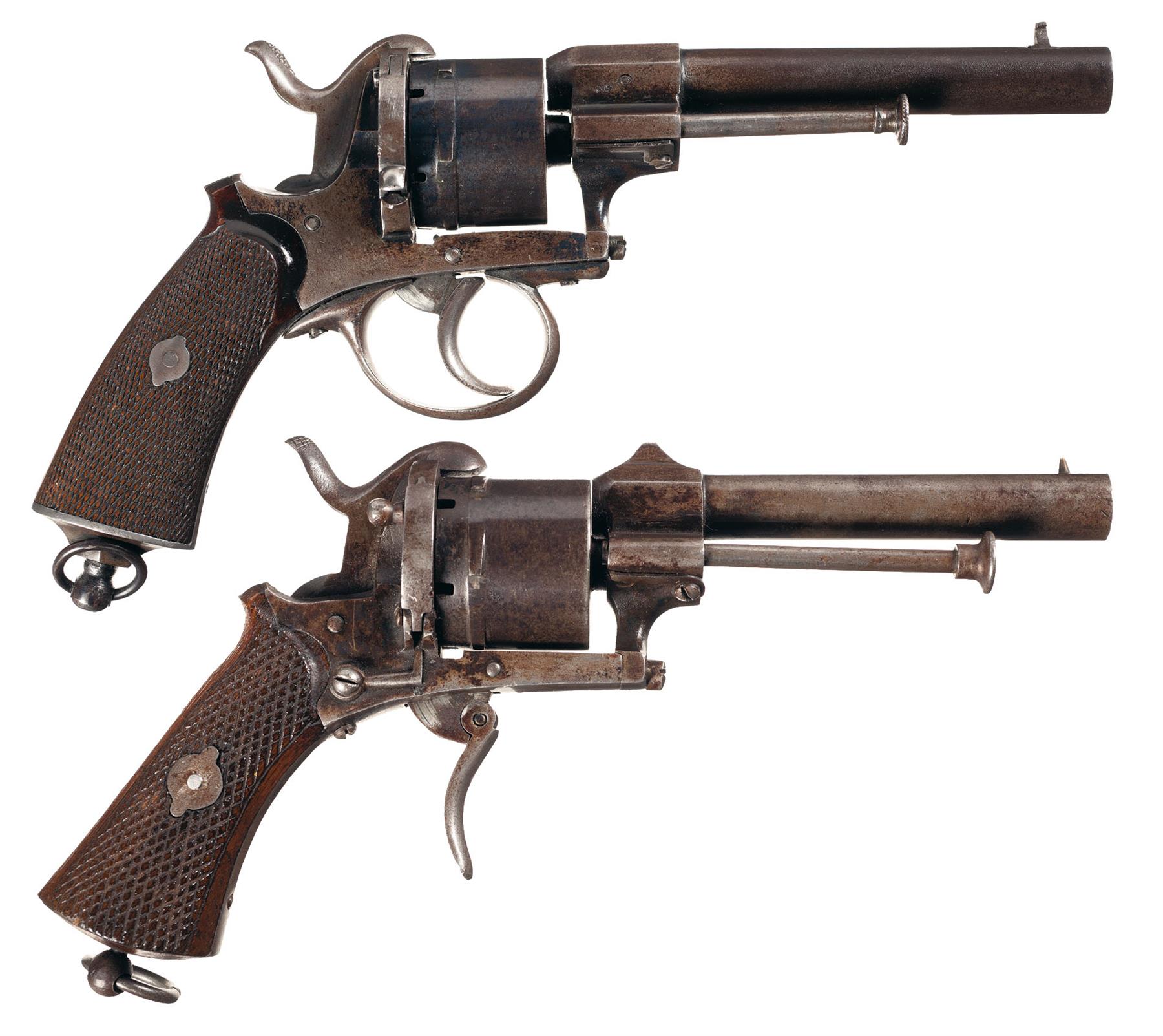 Two European Pinfire Revolvers | Rock Island Auction