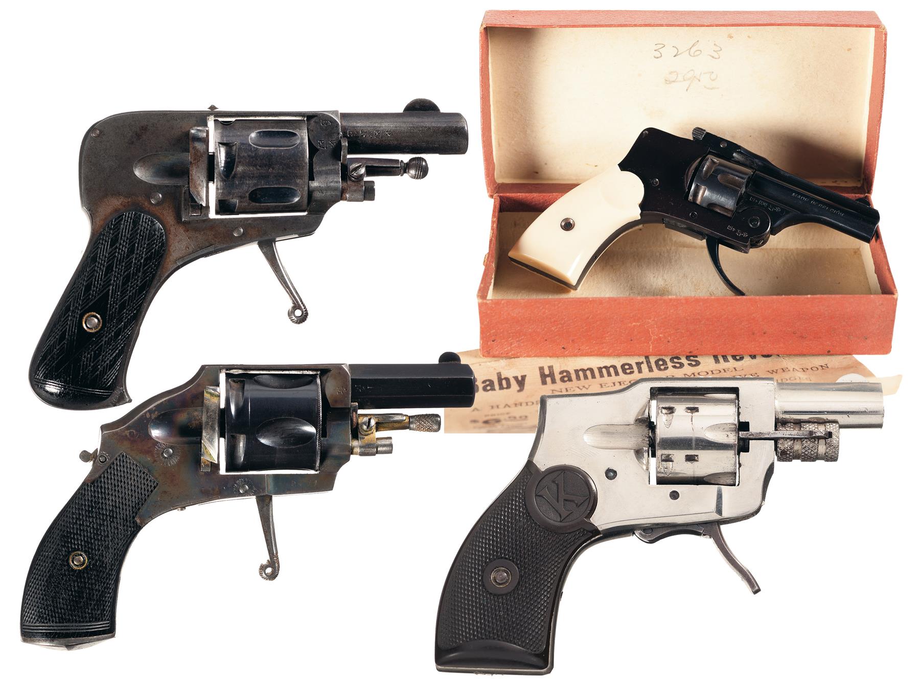 Four Baby Hammerless Revolvers | Rock Island Auction