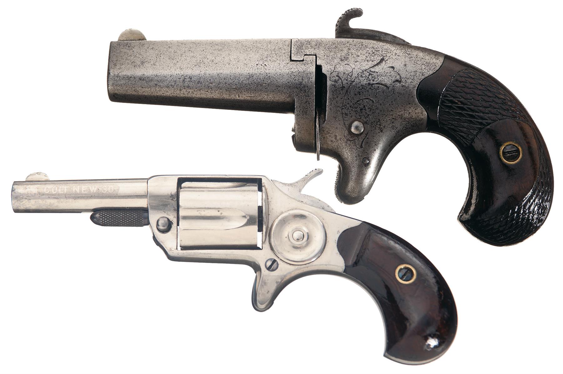 Two Antique Colt Handguns -A) Colt No. 2 Derringer | Rock Island Auction