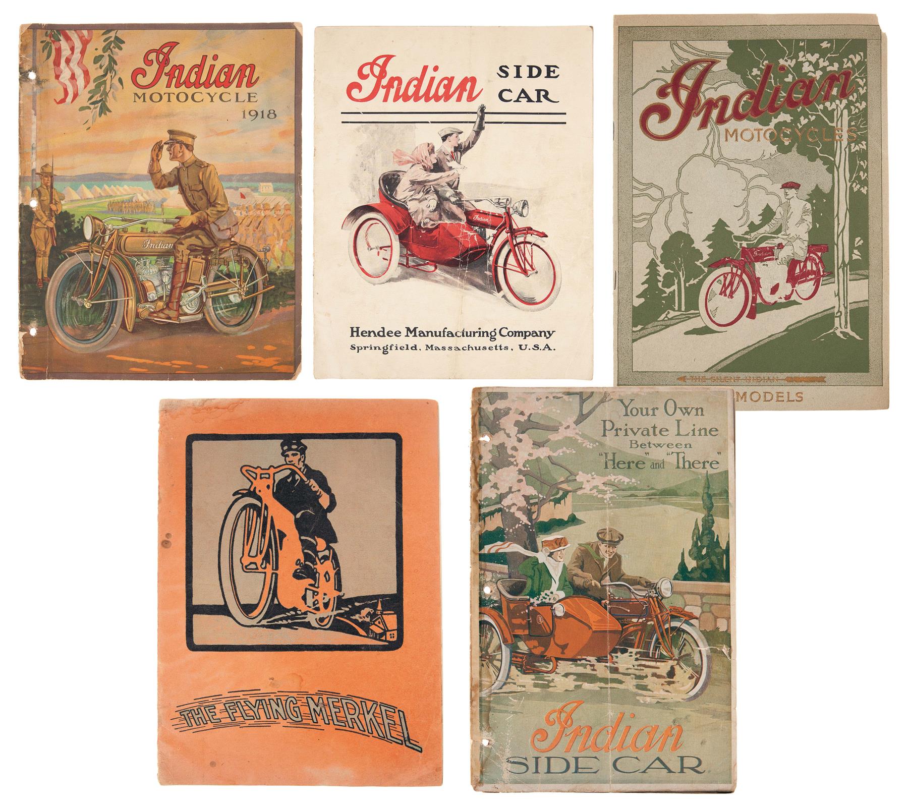 Five Vintage Motorcycle Catalogs | Rock Island Auction