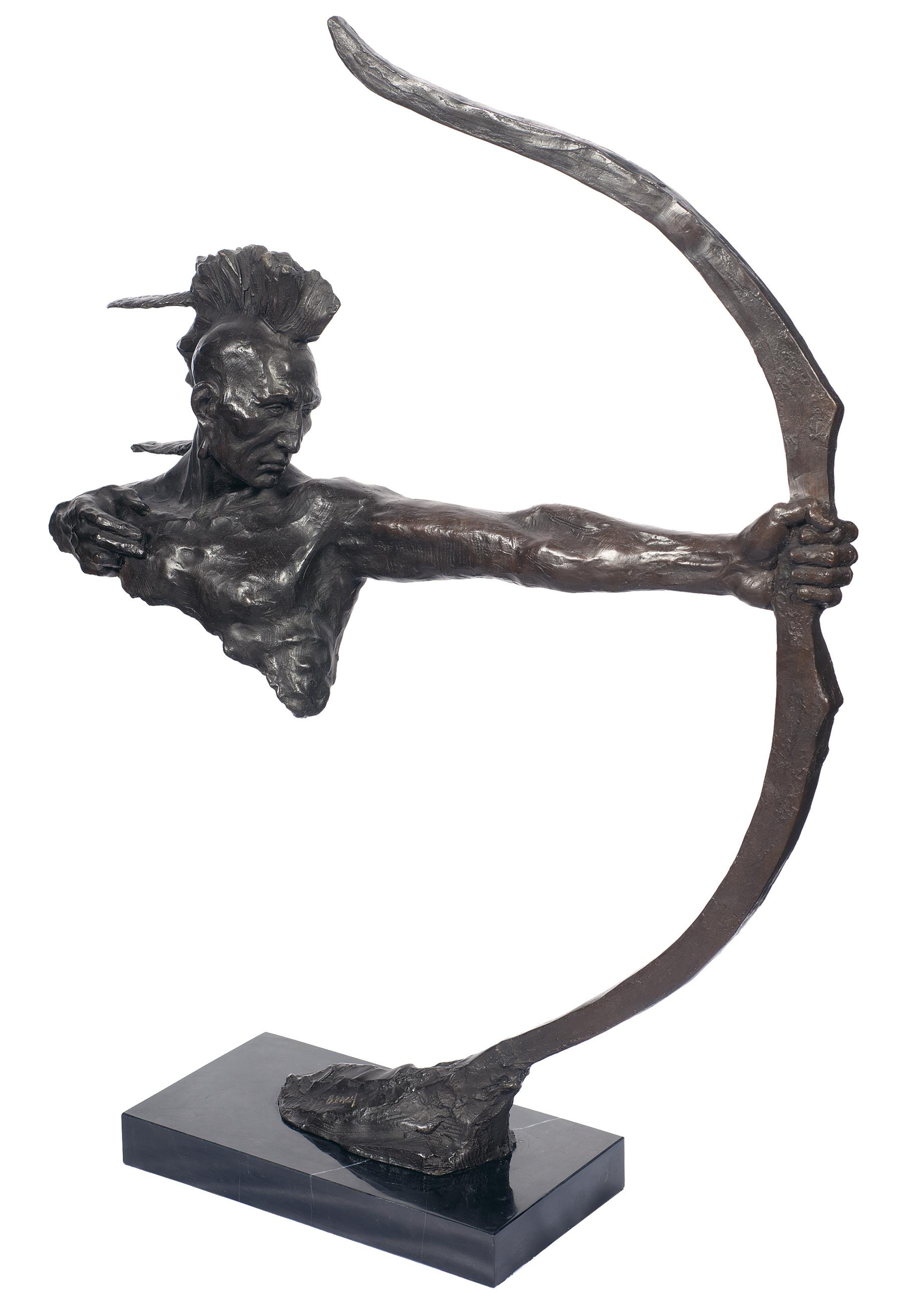Bronze Native American Archer | Rock Island Auction