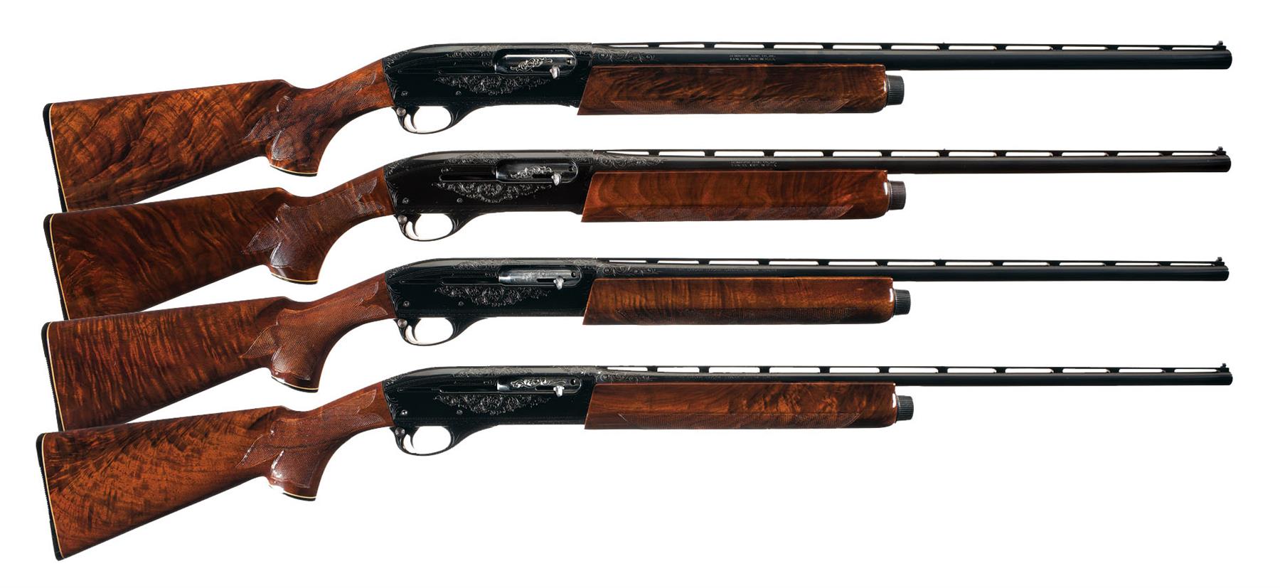 Unique Sequential Set of Four Remington Custom Shop Model 1100-S | Rock ...