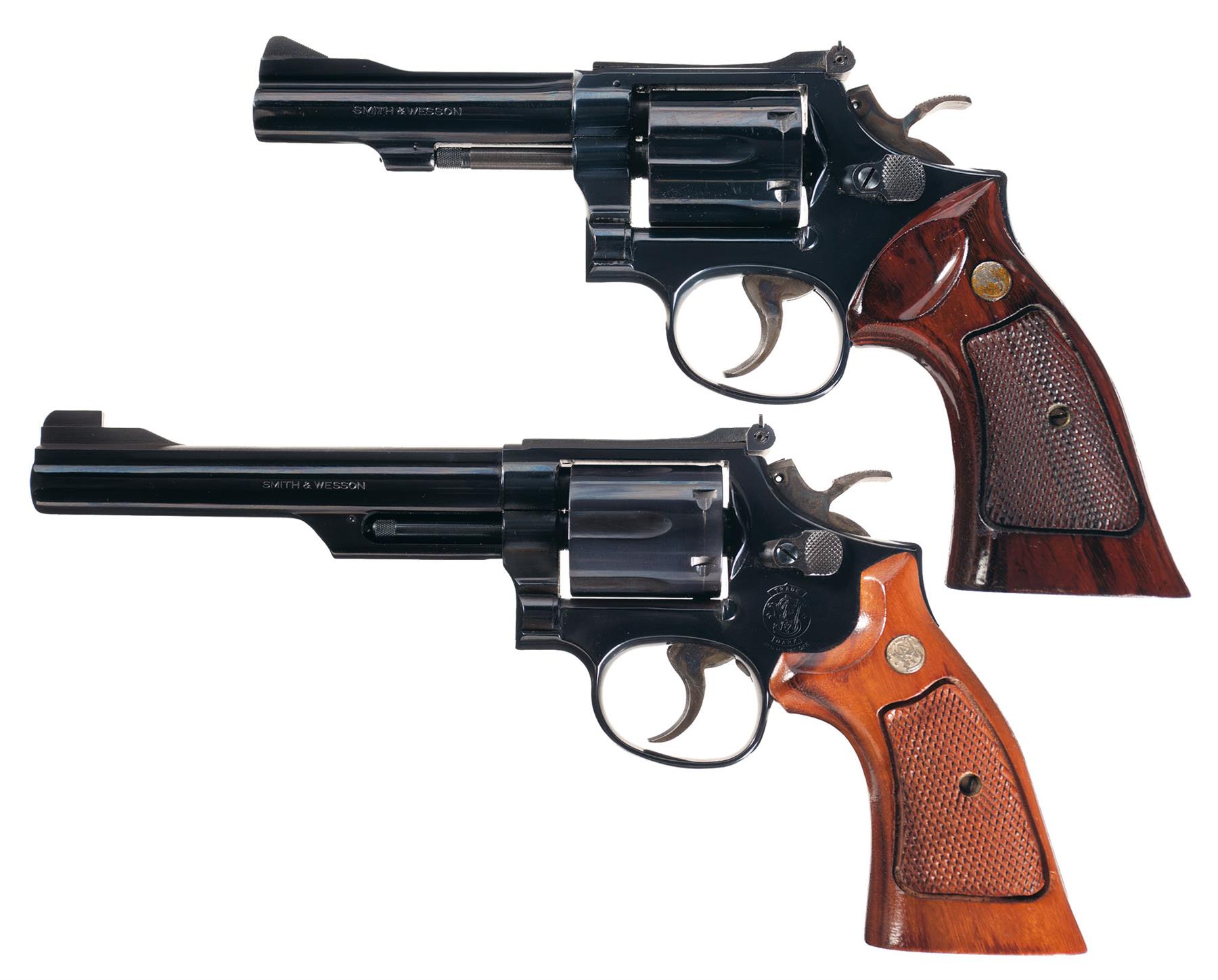 Two Smith & Wesson DA Revolvers | Rock Island Auction