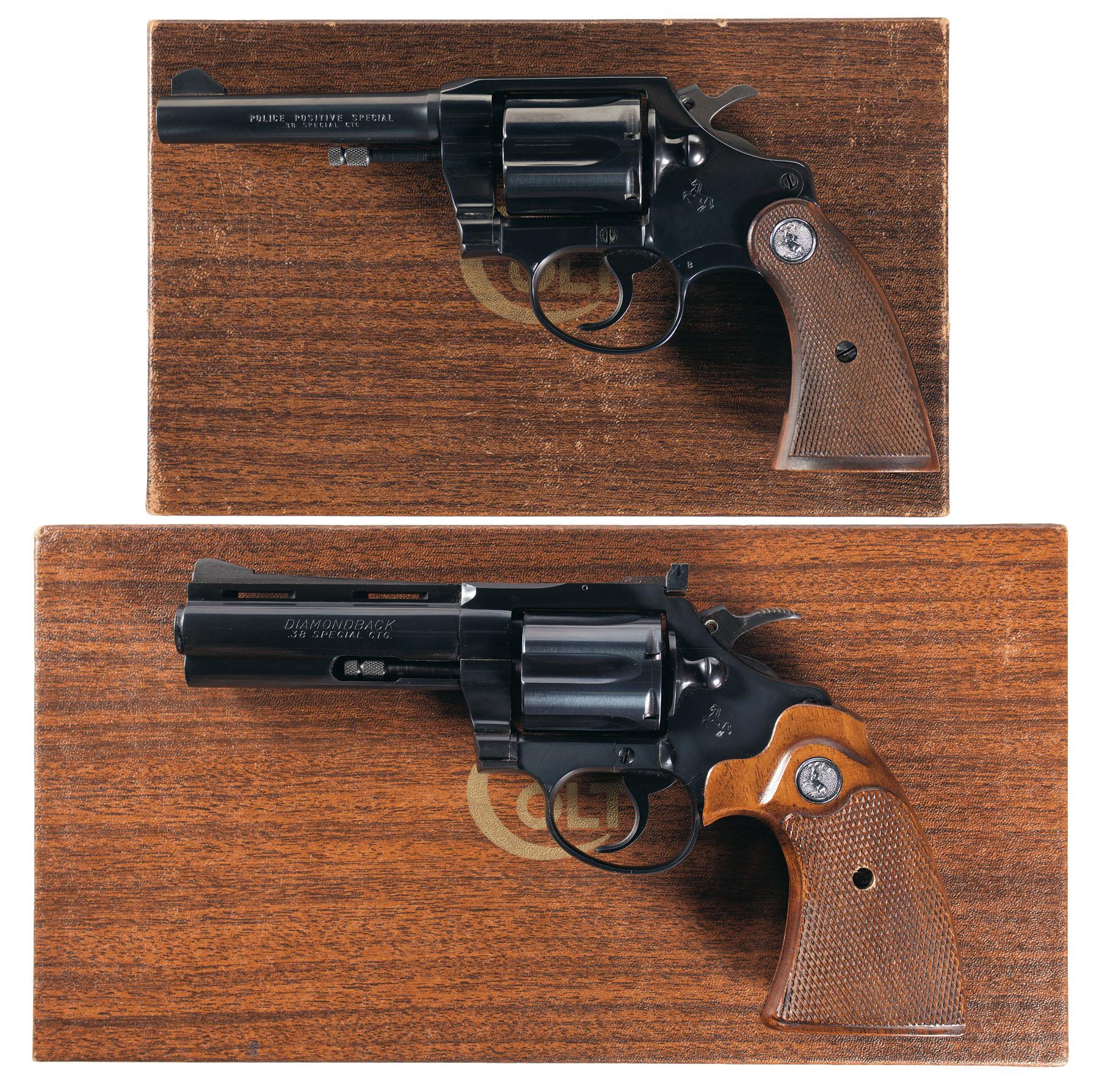 Two Colt DA Revolvers | Rock Island Auction
